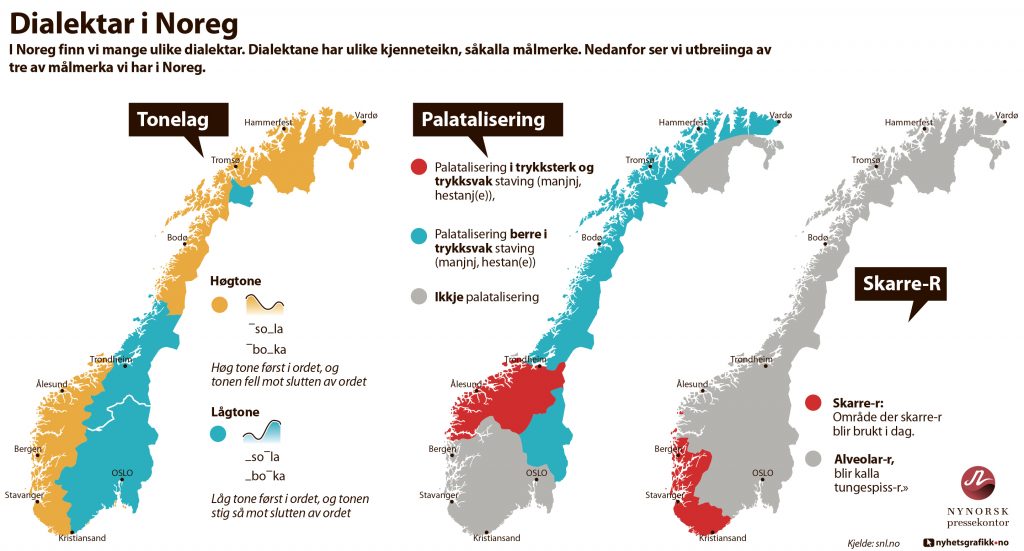 I framtida kjem kanskje alle til å snakke same dialekt