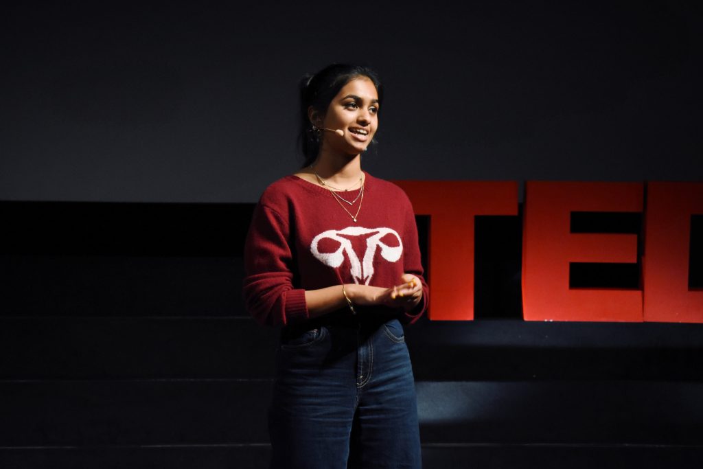 Amika George (18) starta rørsla #FreePeriods