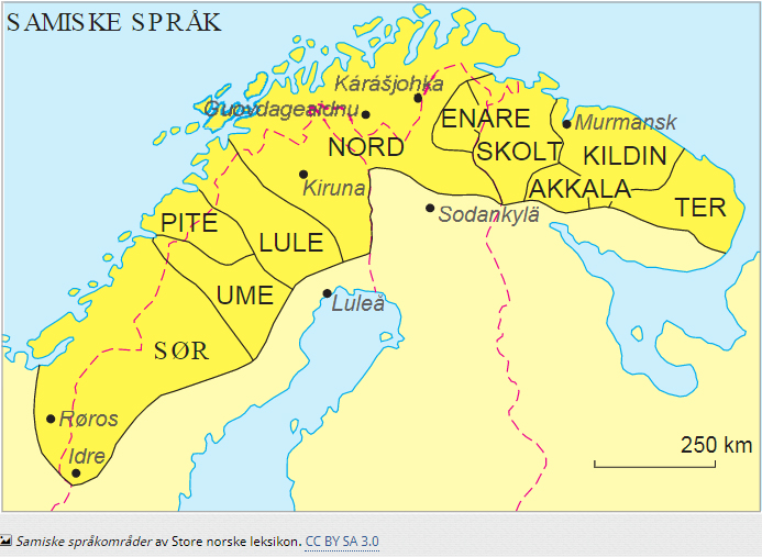 Nordland fylkekommune vedtek namn på lulesamisk