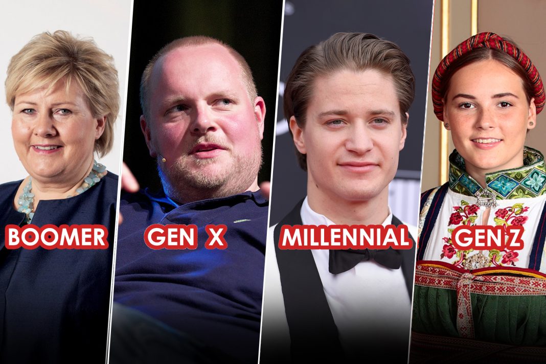 Generasjon Z, Boomers, Millennials – kva generasjon høyrer du til?
