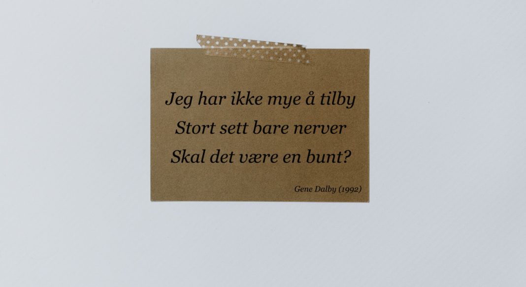 «Dikt kan faktisk vera jækla bra, for dei kan vera jækla korte»