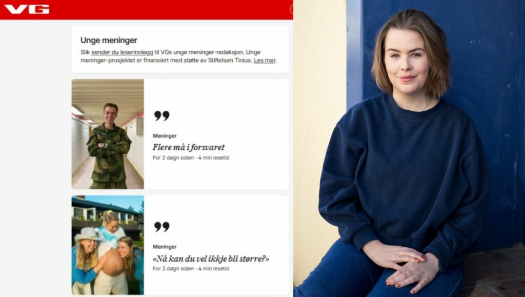 VG legg ned «Unge meninger»