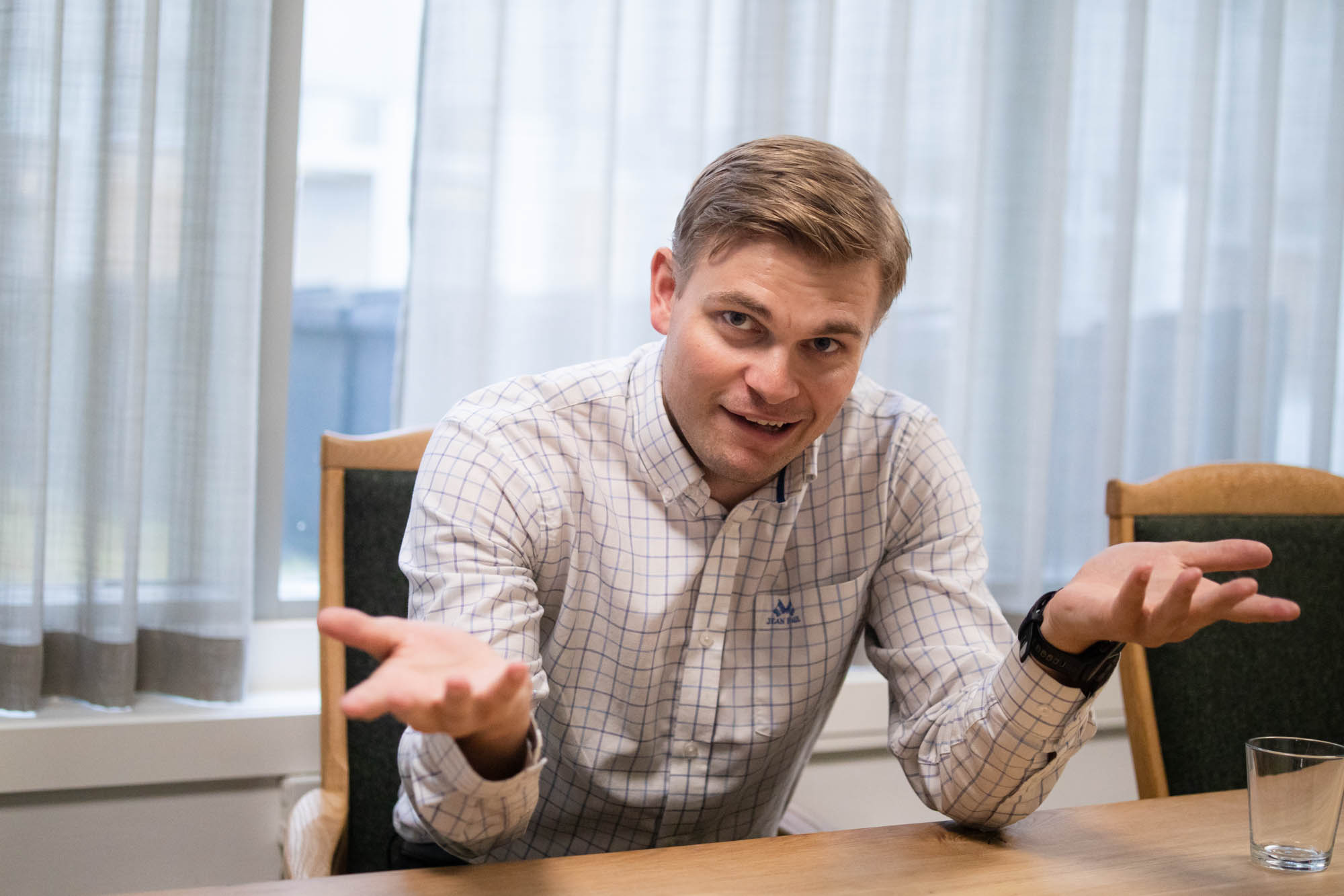 Senterungdommen-leiar Nils Forren er «Ikkje Frå Oslo» og glad for det